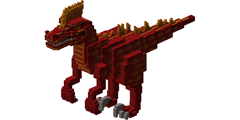 The Sandbox - Red Tropical Raptor