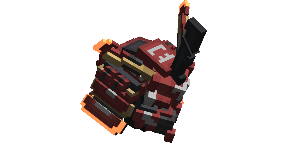 The Sandbox - Mecha Gauntlet Samurai Head