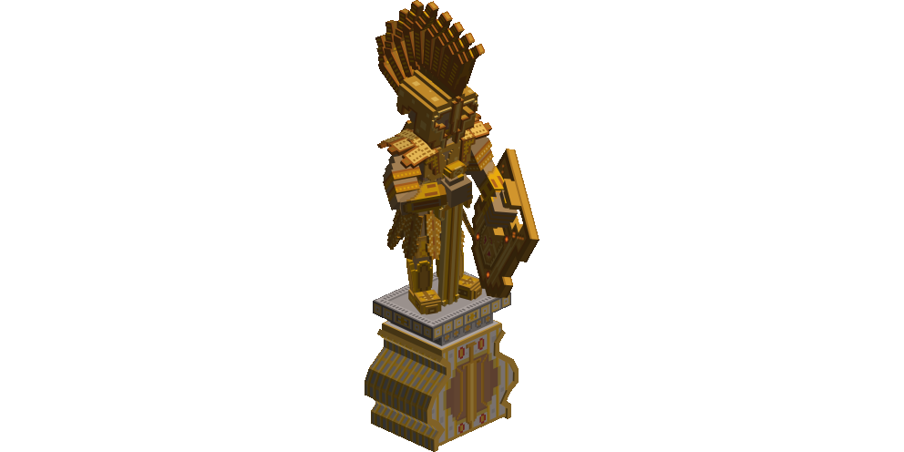 The Sandbox - Atlantean Guard Statue