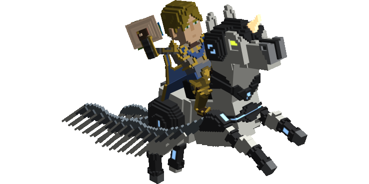 The Sandbox - Prince Riding Unicorn - Metaprints