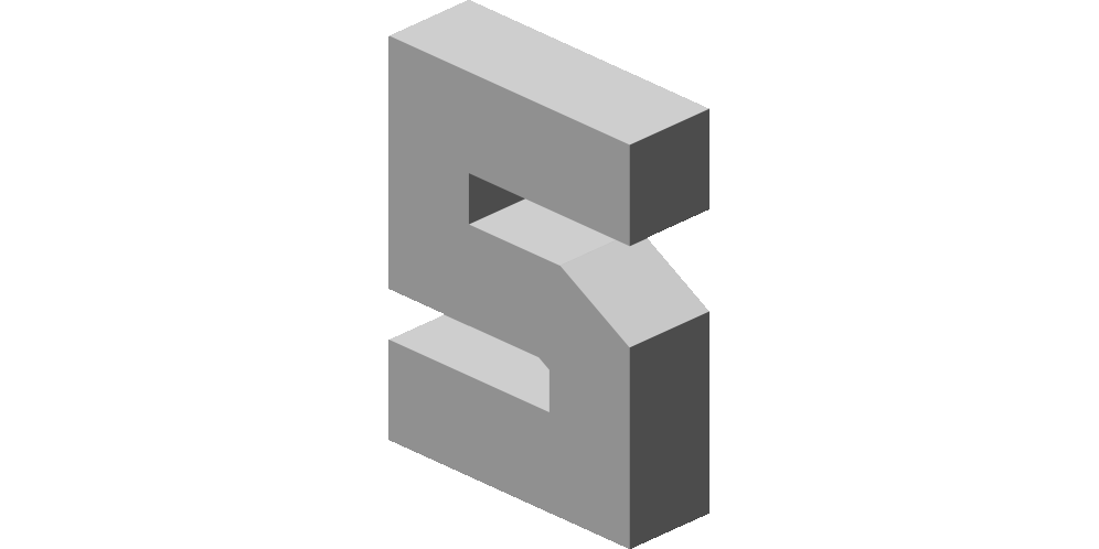 The Sandbox - Numbers 0 to 9 — 1/8 Scale — White