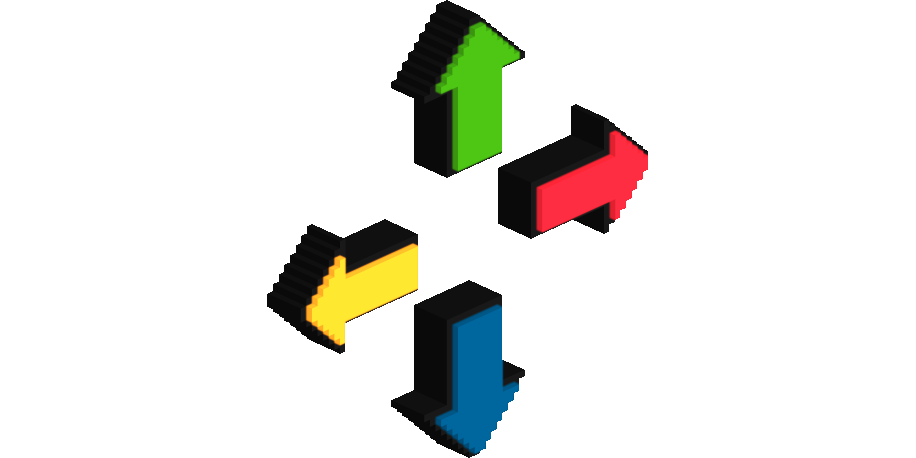 The Sandbox - Colored arrows