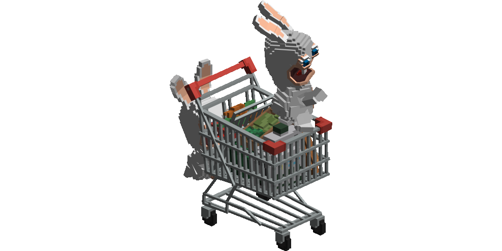 The Sandbox - Runaway Shopping Cart - Rabbids