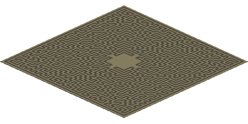 The Sandbox - City Block: Labyrinth Mural