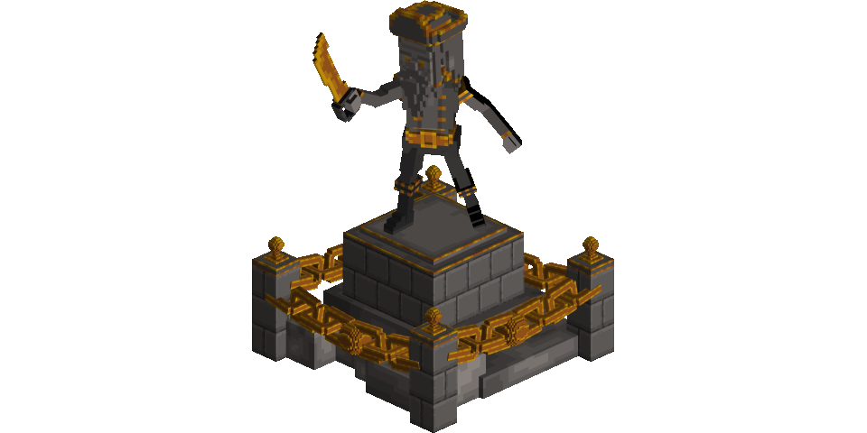 The Sandbox - Gilded Statue of the Greatest Pirate