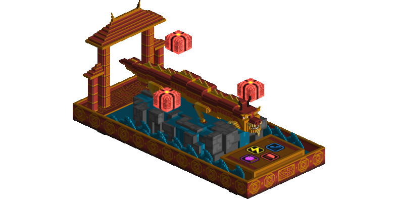 The Sandbox - Platform With Chinese Dragon
