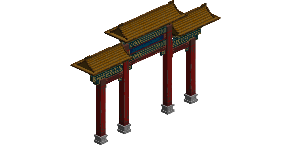The Sandbox - Chinese Archway Building