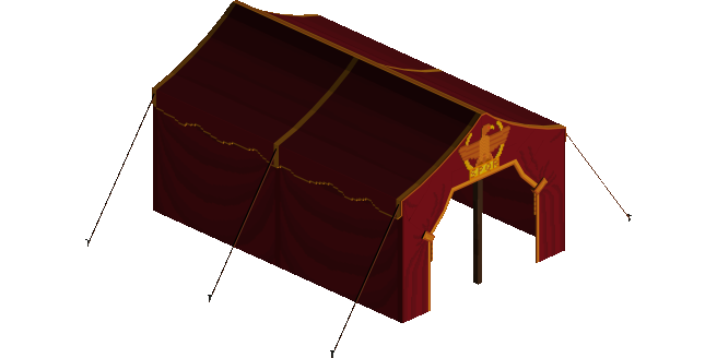 The Sandbox - Ancient roman tent