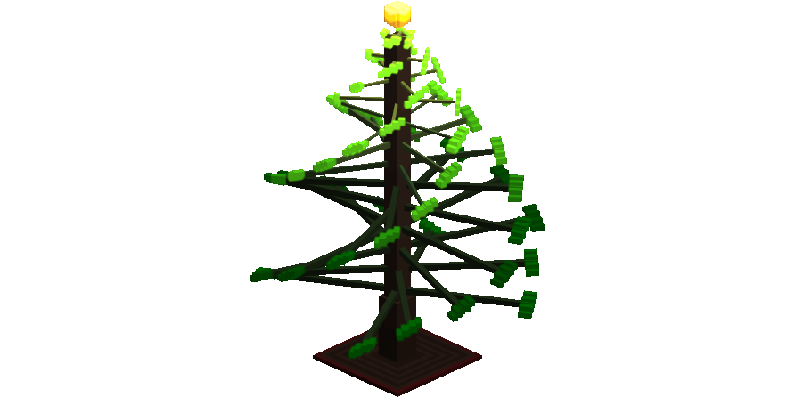 The Sandbox - Kinetic Christmas Tree - CF Divergent Art