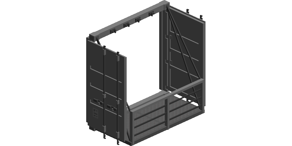 The Sandbox - Container end balcony light gray