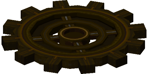 The Sandbox - Rusty Giant Gear Platform