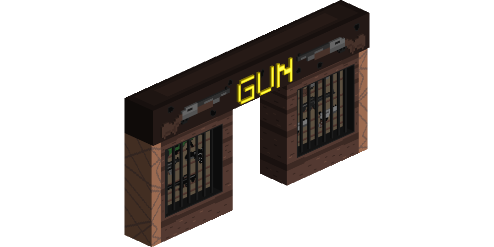 The Sandbox - Gun Shop Facade