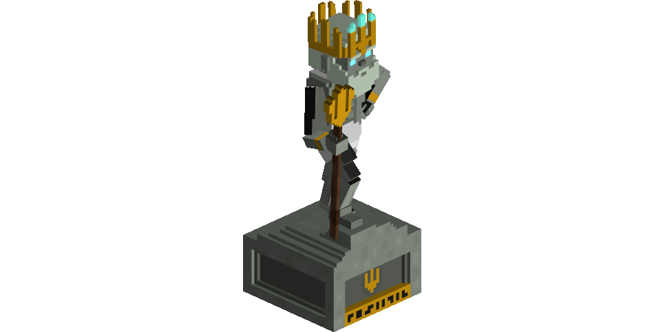 The Sandbox - Poseidon statue
