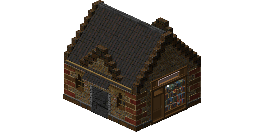 The Sandbox - Fully Enterable Medieval Brick House