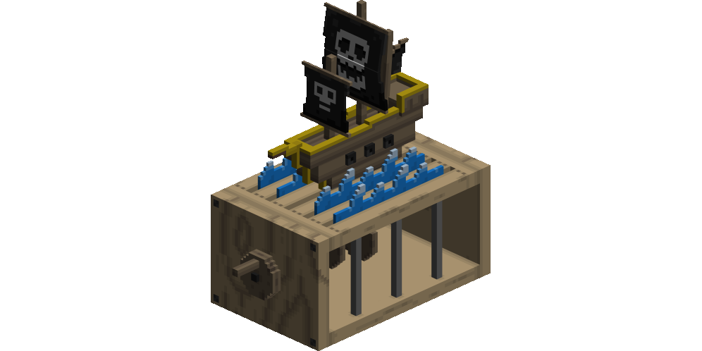 The Sandbox - Pirate Ship Automaton - CF Divergent Art
