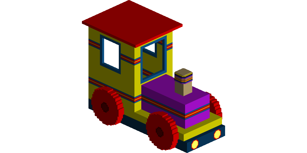 The Sandbox - Wooden Toy Train