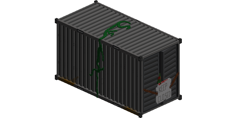 ร้านค้า The Sandbox — shipping container