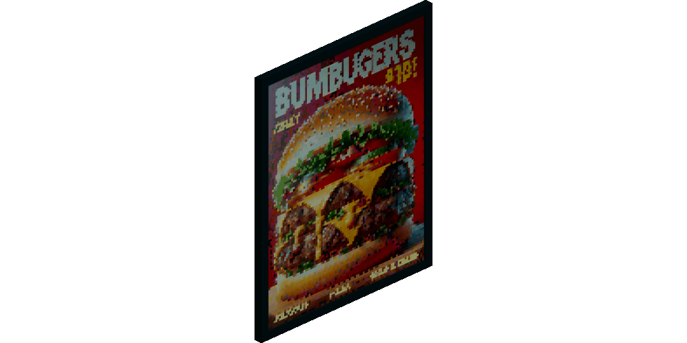 The Sandbox - Burger Shop Poster