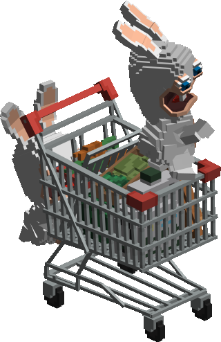 The Sandbox - Runaway Shopping Cart - Rabbids