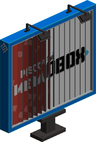 The Sandbox - Trivision Billboard Plane(S) - Welcome to The Sandbox